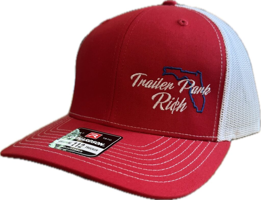 Red, White, & Blue Florida Snapback - Trailer Park Rich